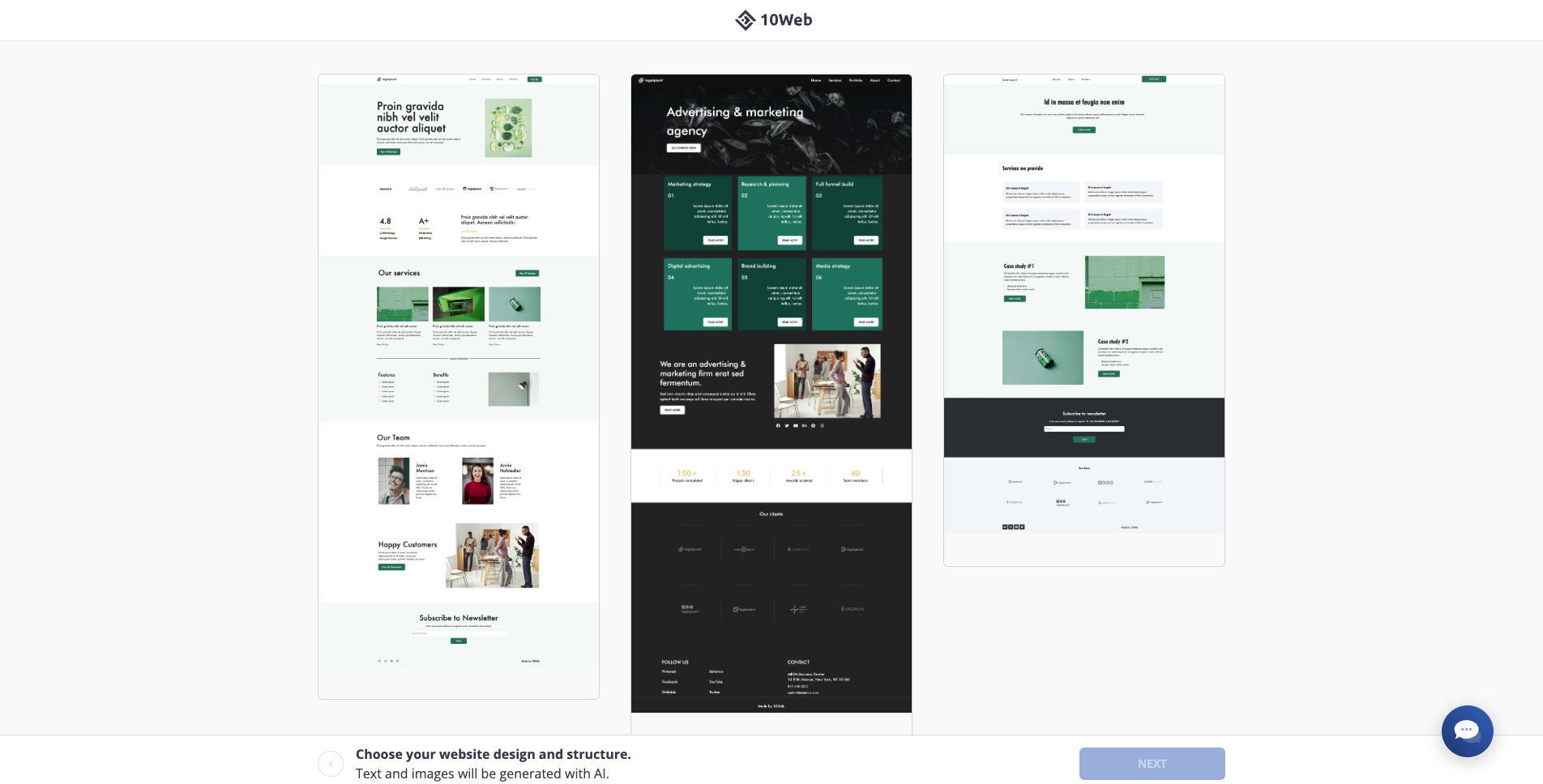 Wordpress AI Website Builder Comparison With Screenshots